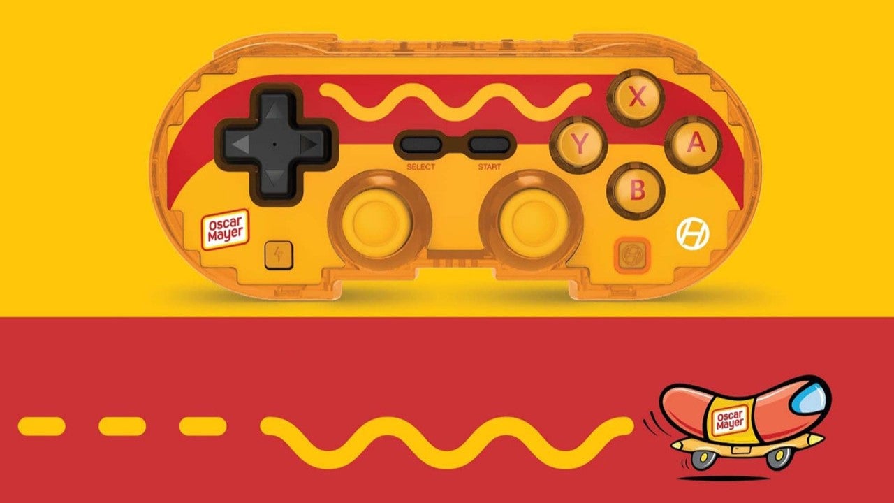 Funny! Hot Dog Themed Nintendo Switch Controller - GAME STATION